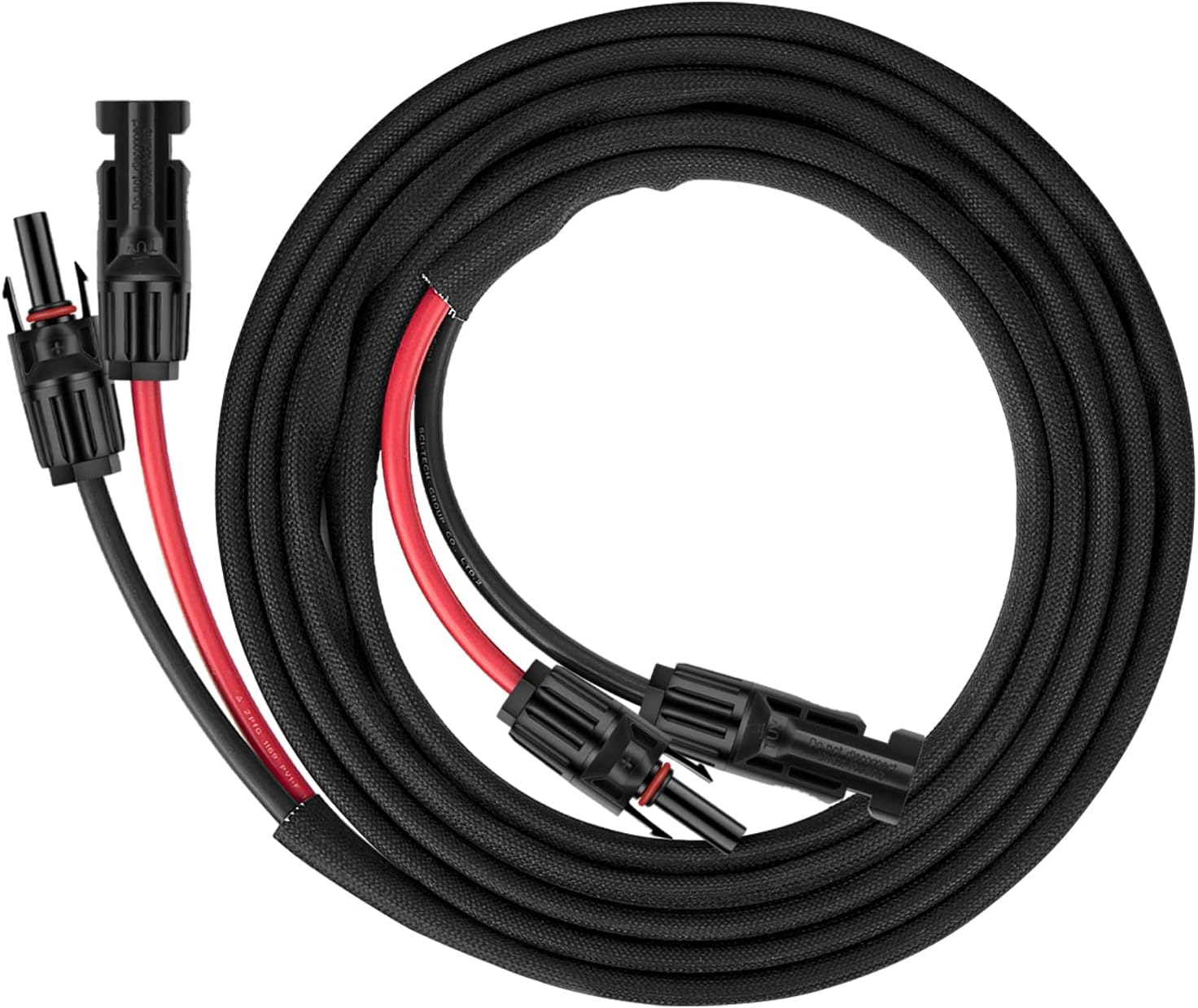 Amazon.com: Geosiry Twin Wire Solar Panel Extension Cable - 10FT 10AWG ...