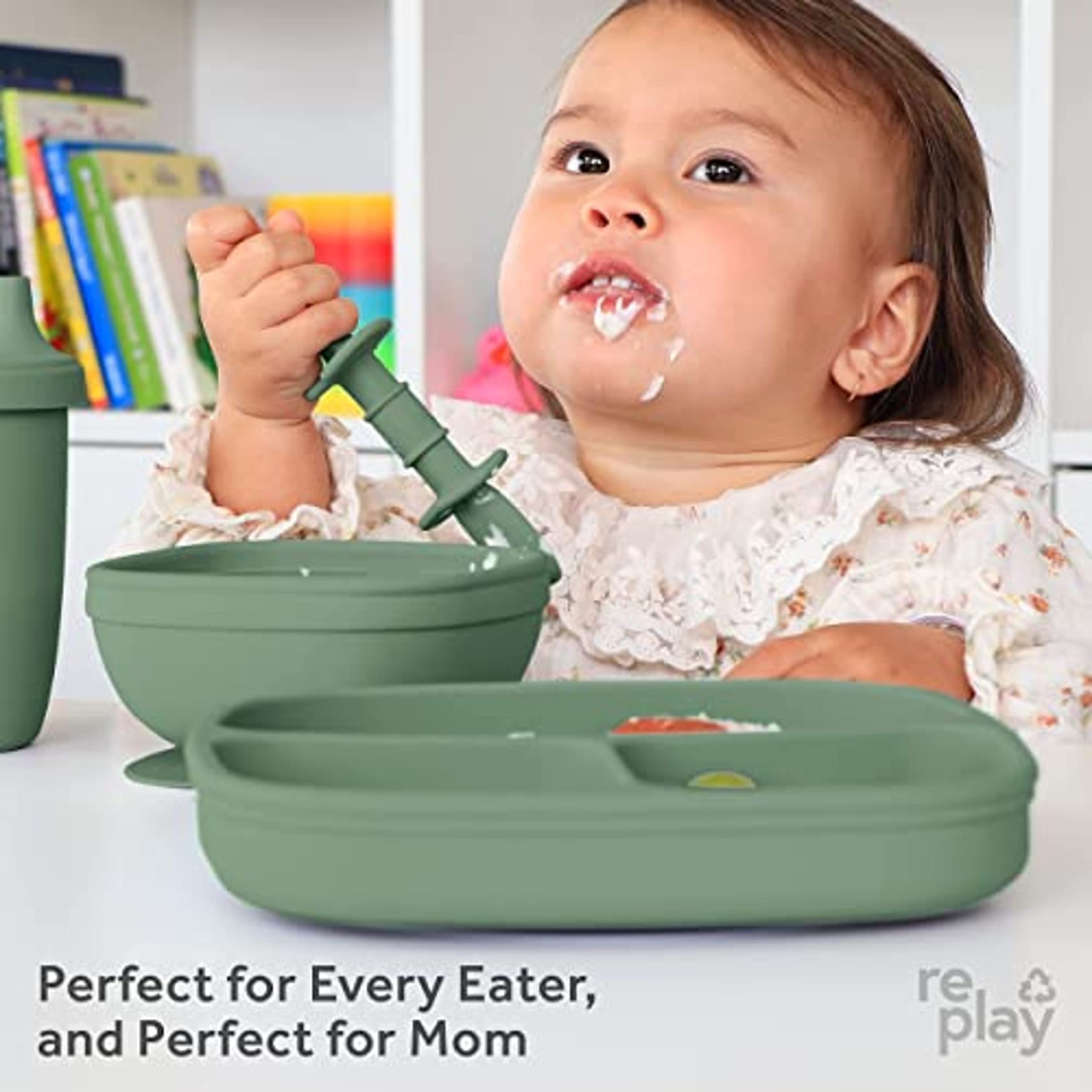 Snapklik.com : Sustainables By Re-Play Silicone Dip N ReDip Feeding ...
