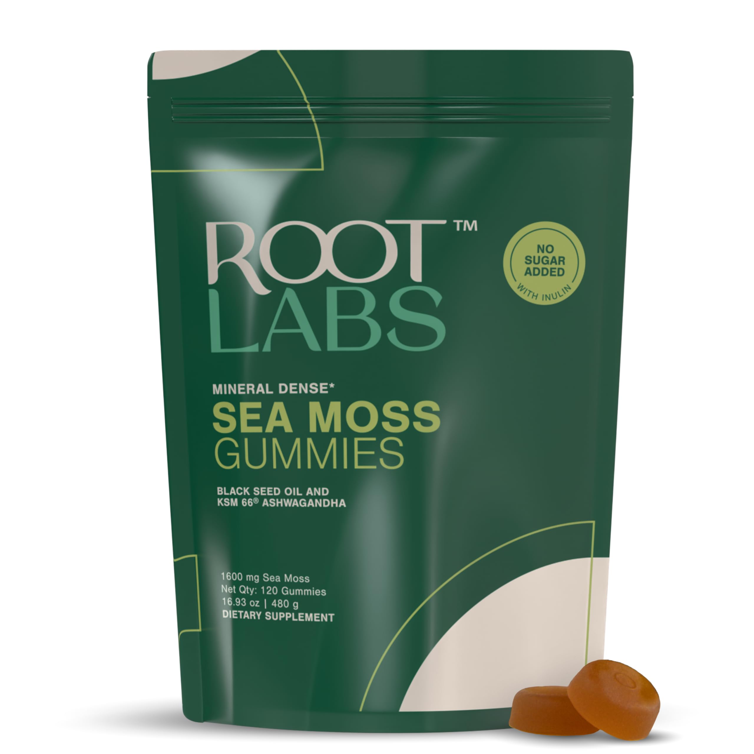 Amazon.com: ROOT LABS Sea Moss Gummies I 92+ Minerals I Black Seed Oil ...