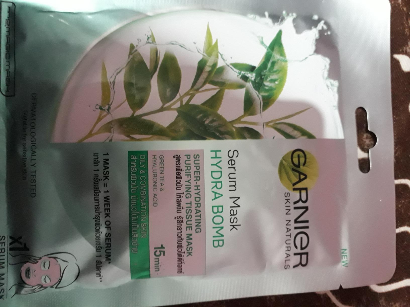 Buy Garnier Skin Naturals, Serum Mask, Purifying & Pore Reducing, Hydra ...