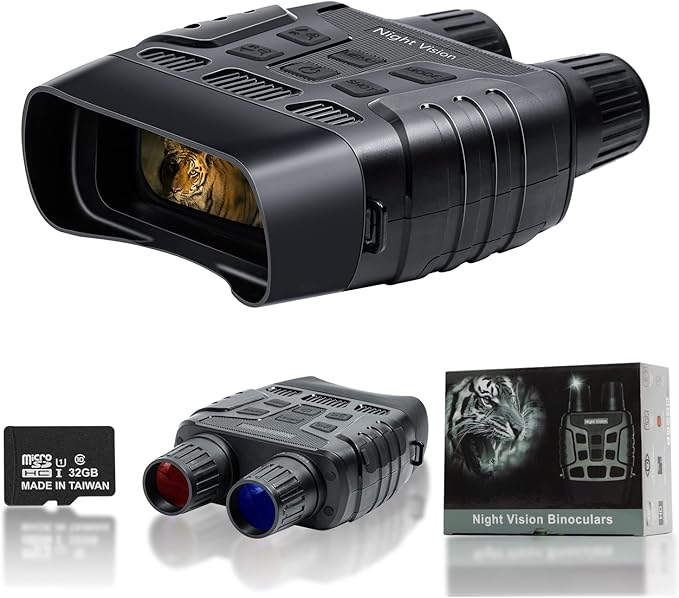 Amazon.com: Digital Infrared Night Vision Binoculars, IR Night Vision ...