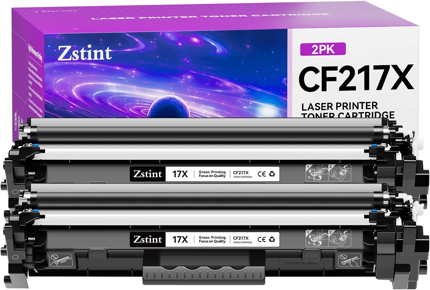 Amazon.com: Zstint CF217X 17A CF217A Toner Cartridge Replacement for HP ...