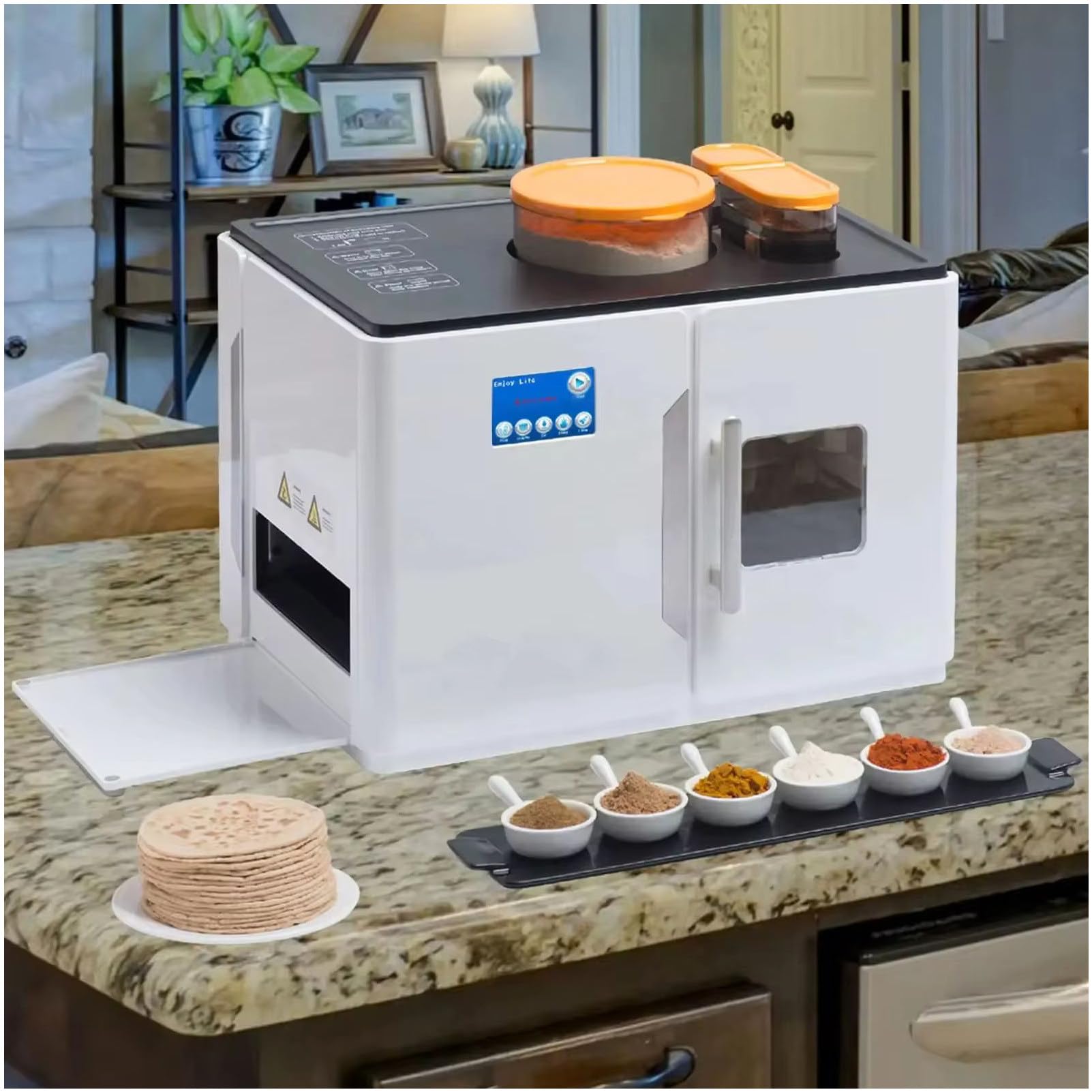 Fully Automatic Roti Maker, Electric Chapati Tortilla Pancake ...