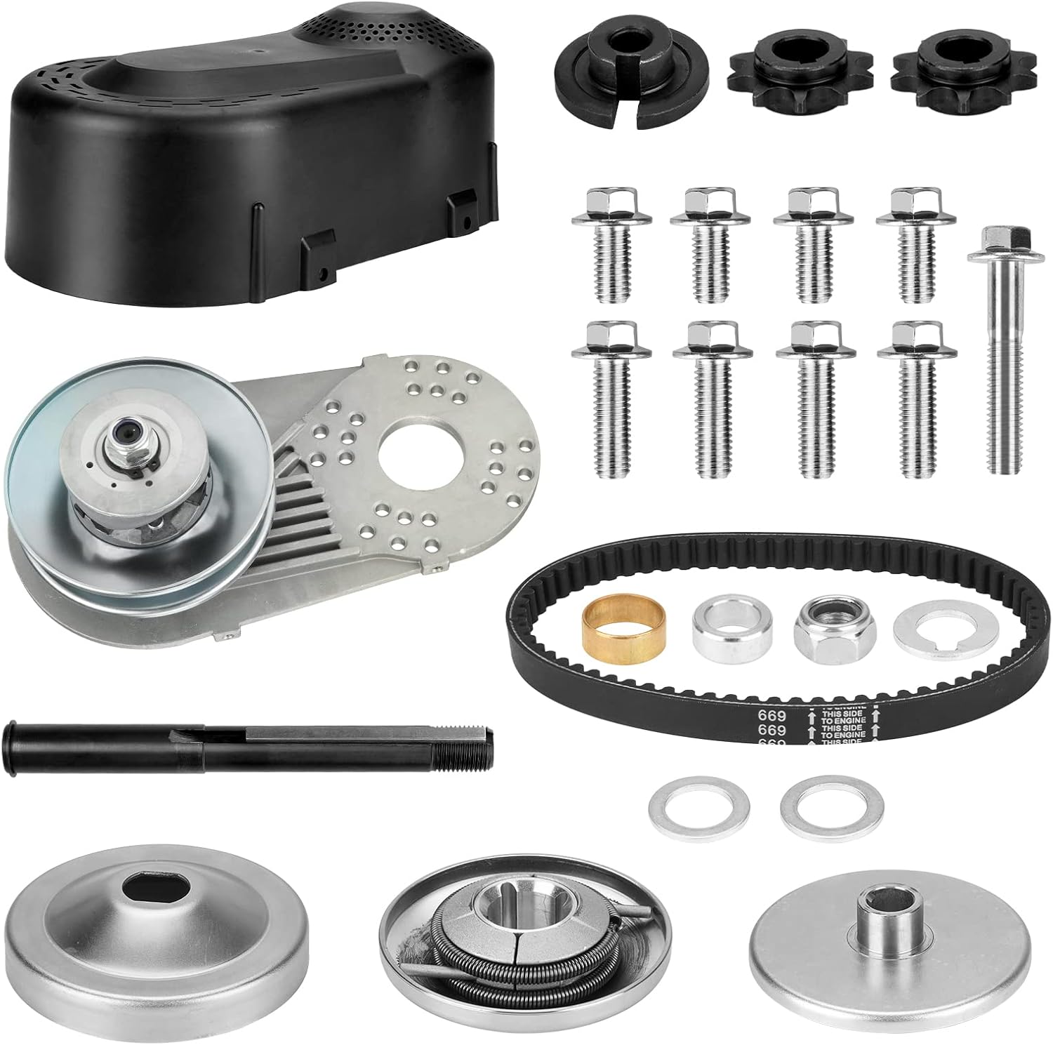 Torque Converter 30 Series Mini Bike 2-7Hp Go Kart CVT Clutch 3/4 inch ...