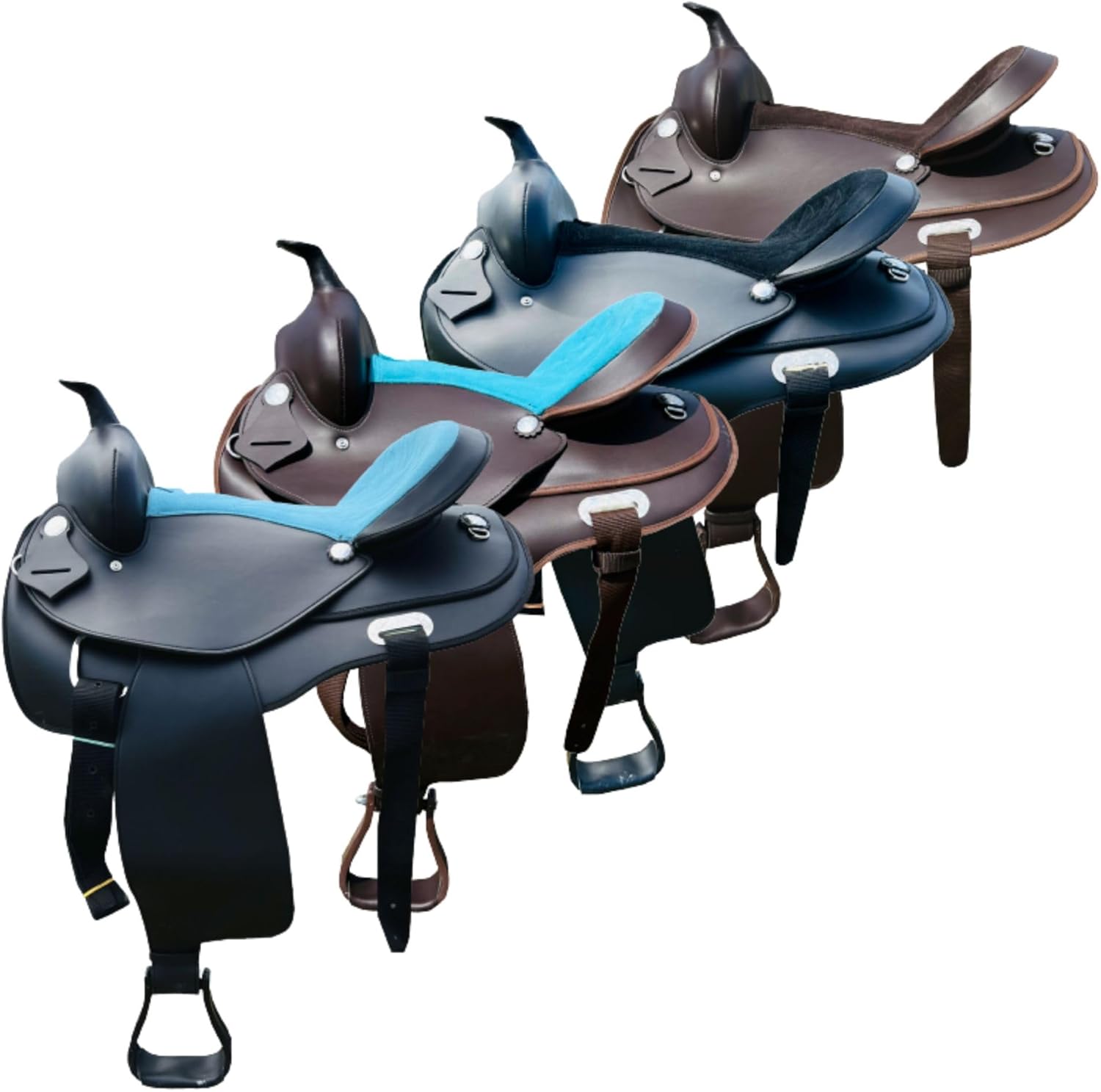 Amazon.com : RESISTANCE Western Adult Pleasure Trail Saddle with ...