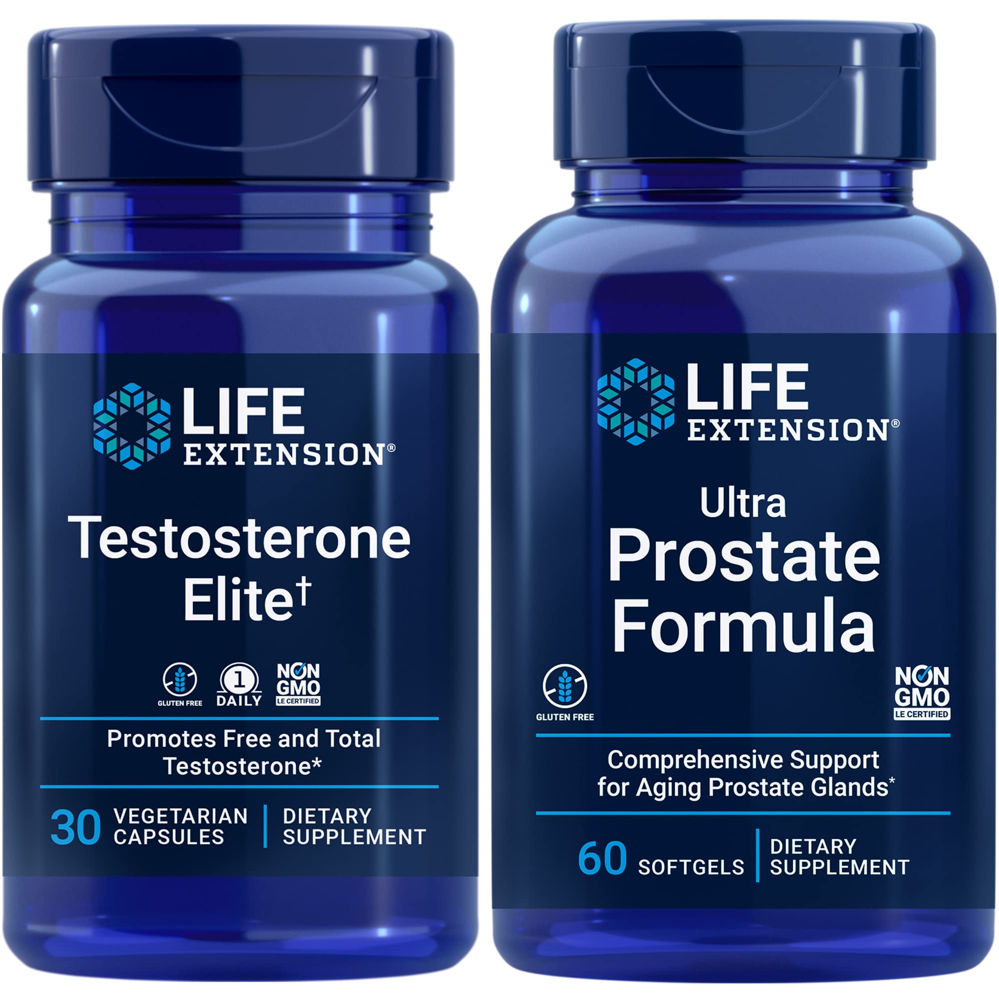 Amazon.com: Life Extension Testosterone Elite, 30 Vegetarian Capsules ...