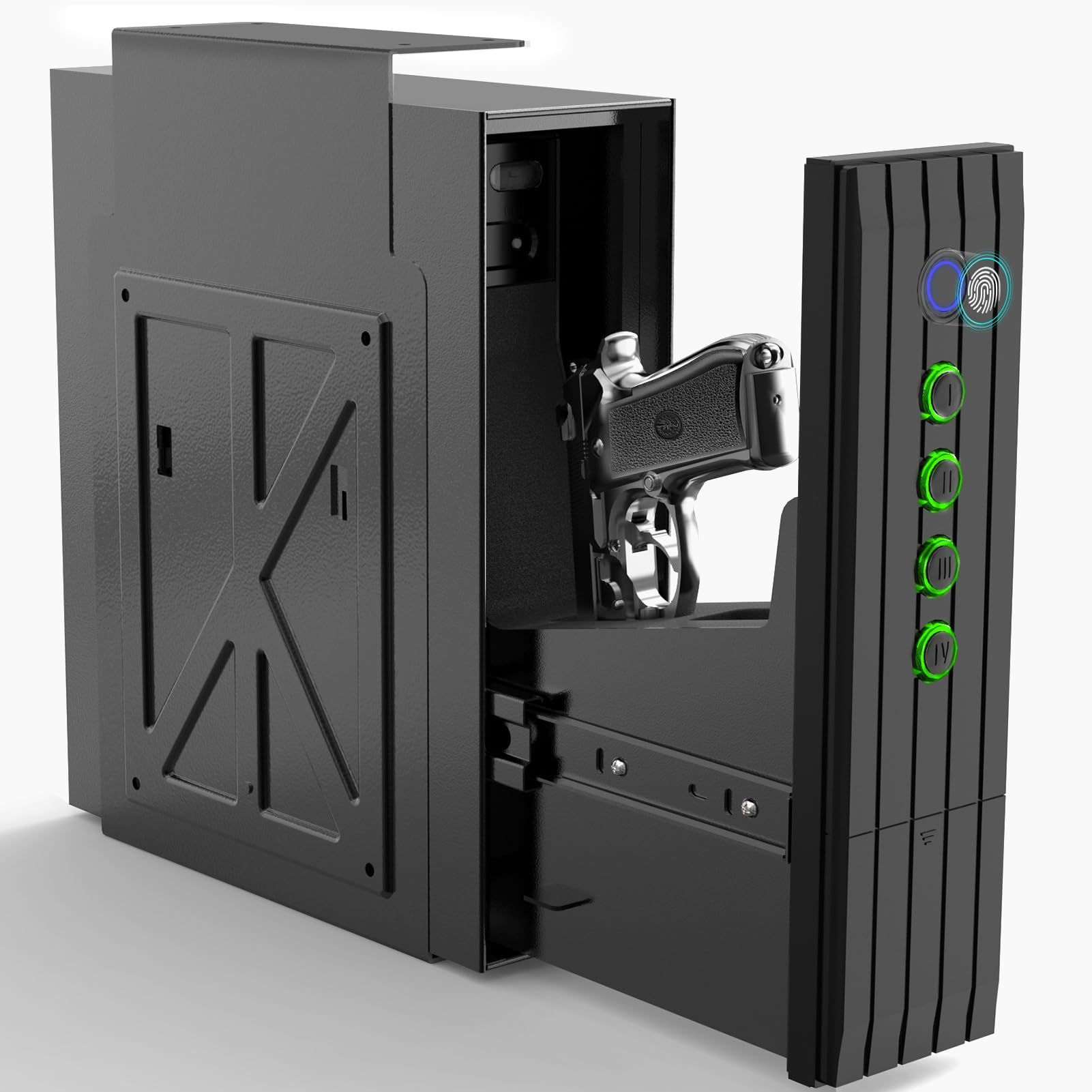Amazon.com: Siasky Biometric Gun Safe for Handgun with Fingerprint/PIN ...