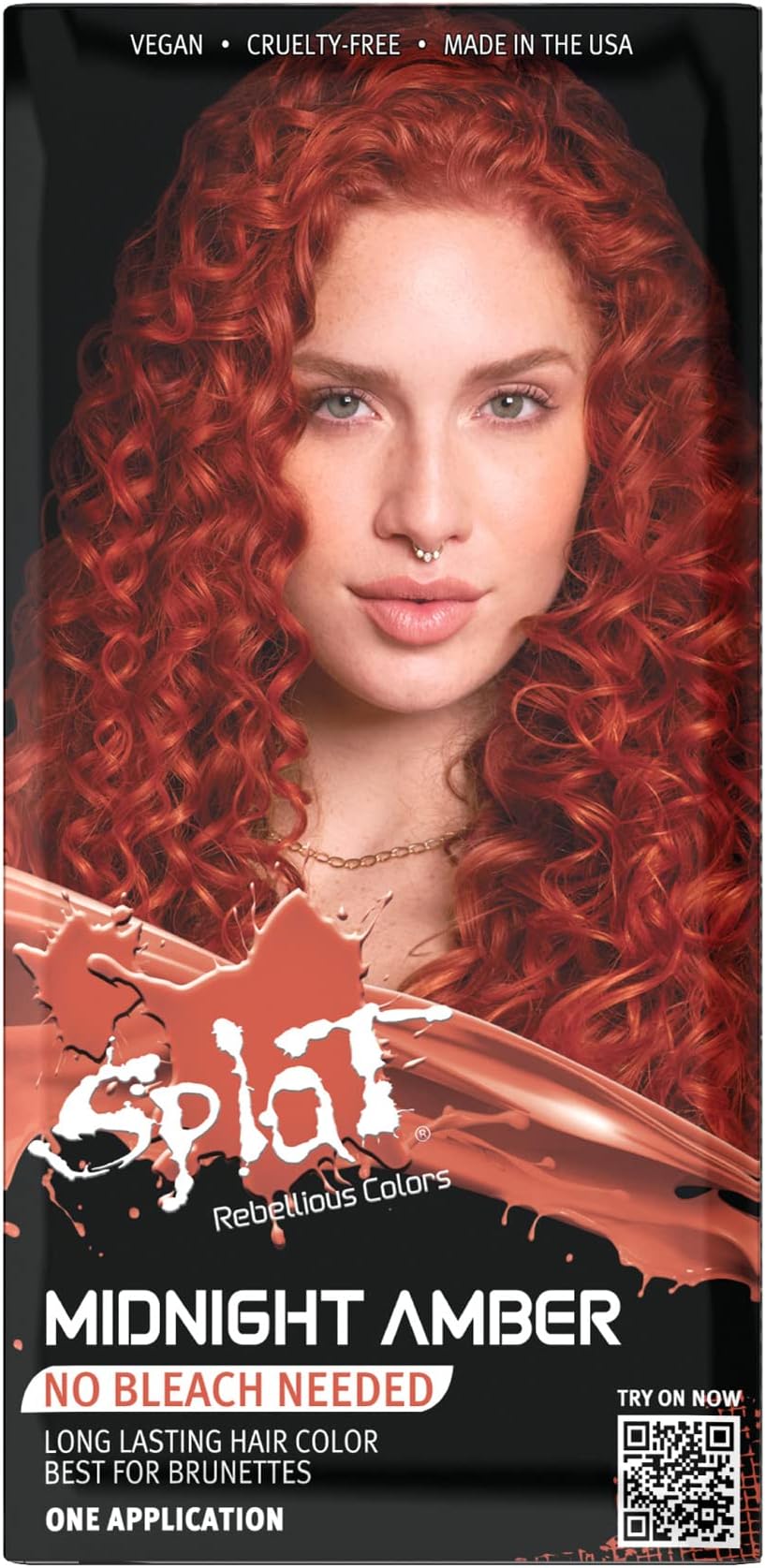 Amazon.com : Splat Midnight Amber Semi Permanent Hair Dye Kit, 1 ...