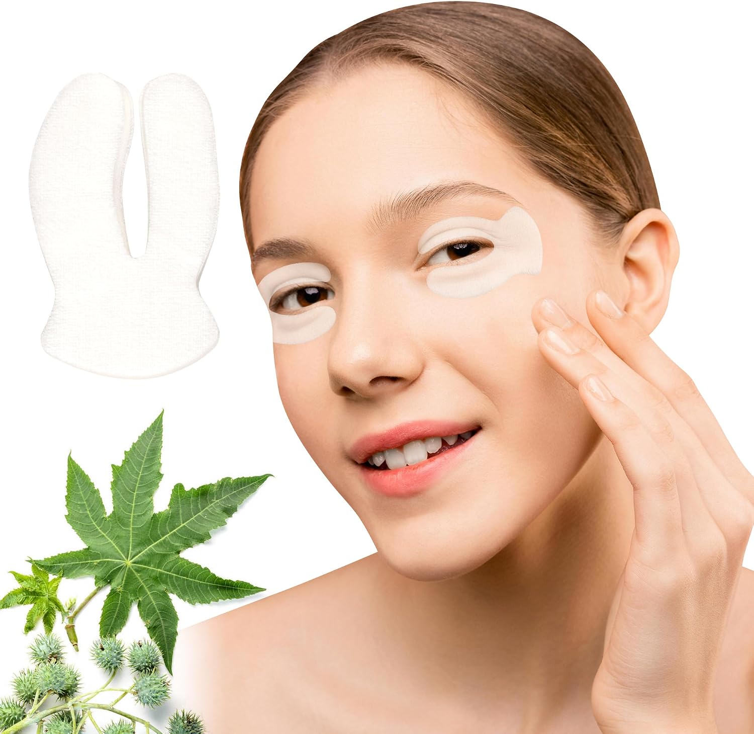 Amazon.com: Leekalos 80 Pairs Castor Oil Pack Wrap for Eye Patches ...