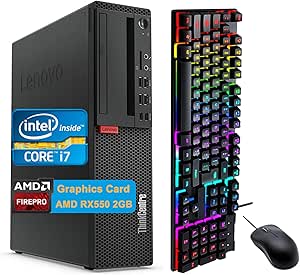 Lenovo ThinkCentre M910S Small Form Factor Desktop Computer - AMD ...