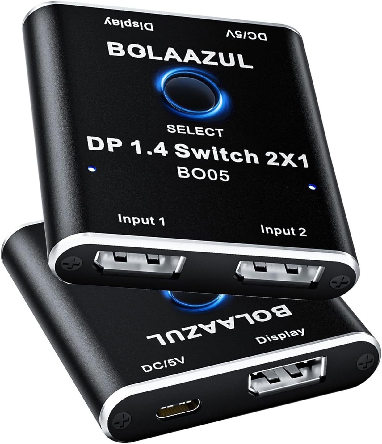 Amazon.com: Display Port Switch Box 2 in 1 Out,Displayport 2.0/1.4 ...