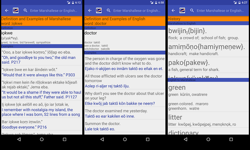 Marshallese Dictionary:Amazon.com:Appstore for Android