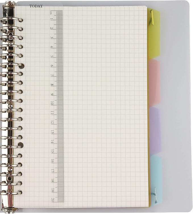 Spiral Squared Notebook with Ruler, Graph Paper Wirebound Notebooks ...