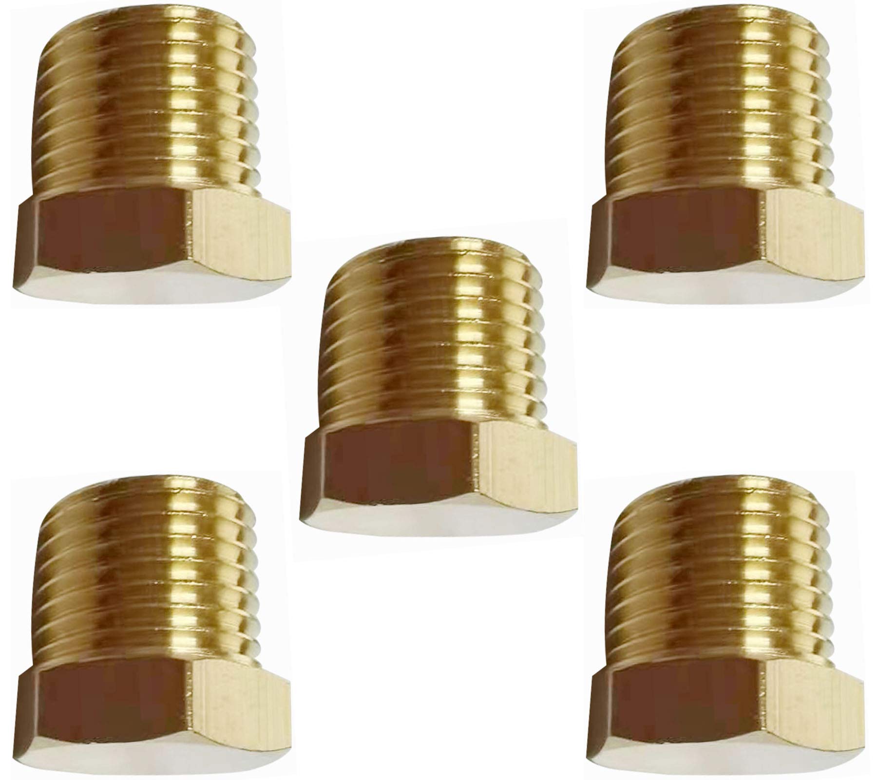 Amazon.com: YOUHO 3/8 Npt Adapter for Pipe Fittings, Brass Pipe Fitting ...