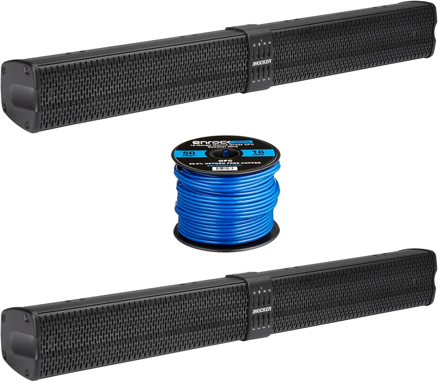 Amazon.com: Pair (Qty 2) of Kicker KPB2 34" 300 Watt Peak Power ...