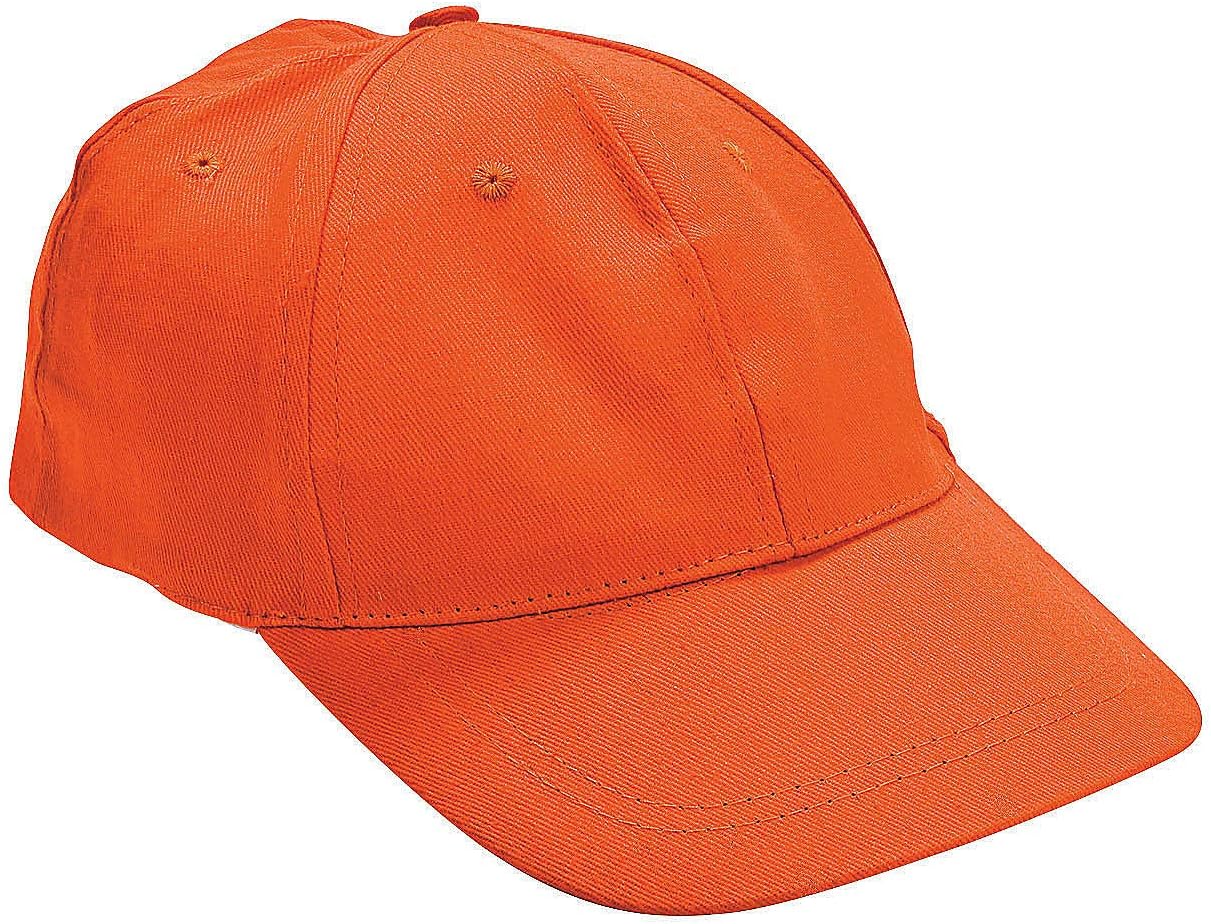 Amazon.com: Fun Express - Orange Baseball Caps 1 pc - Apparel ...
