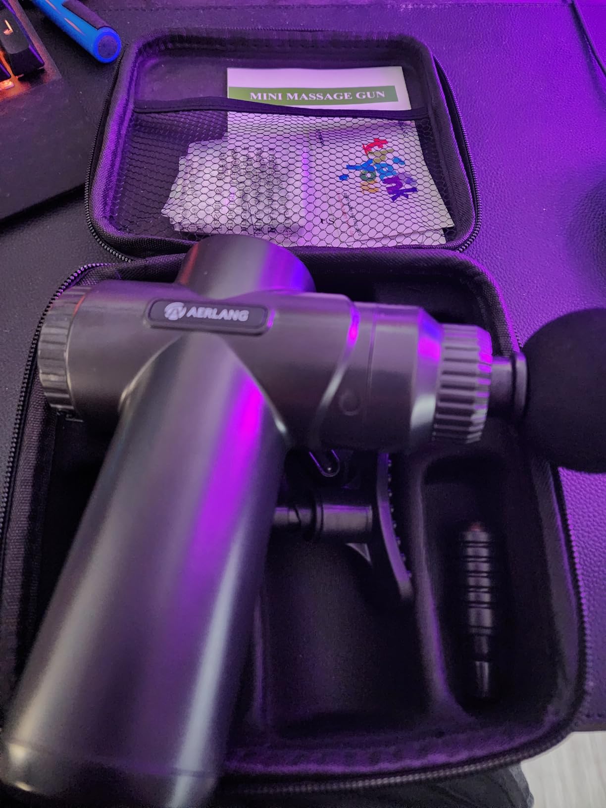 AERLANG Massage Gun, Massage Gun Deep Tissue, with 10 Speed Levels ...