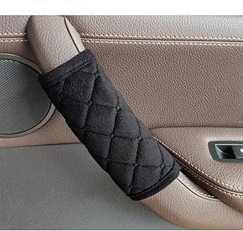 Amazon.com: Encell Vehicle Grab Handle Cover Velvet Car Grip Gloves ...