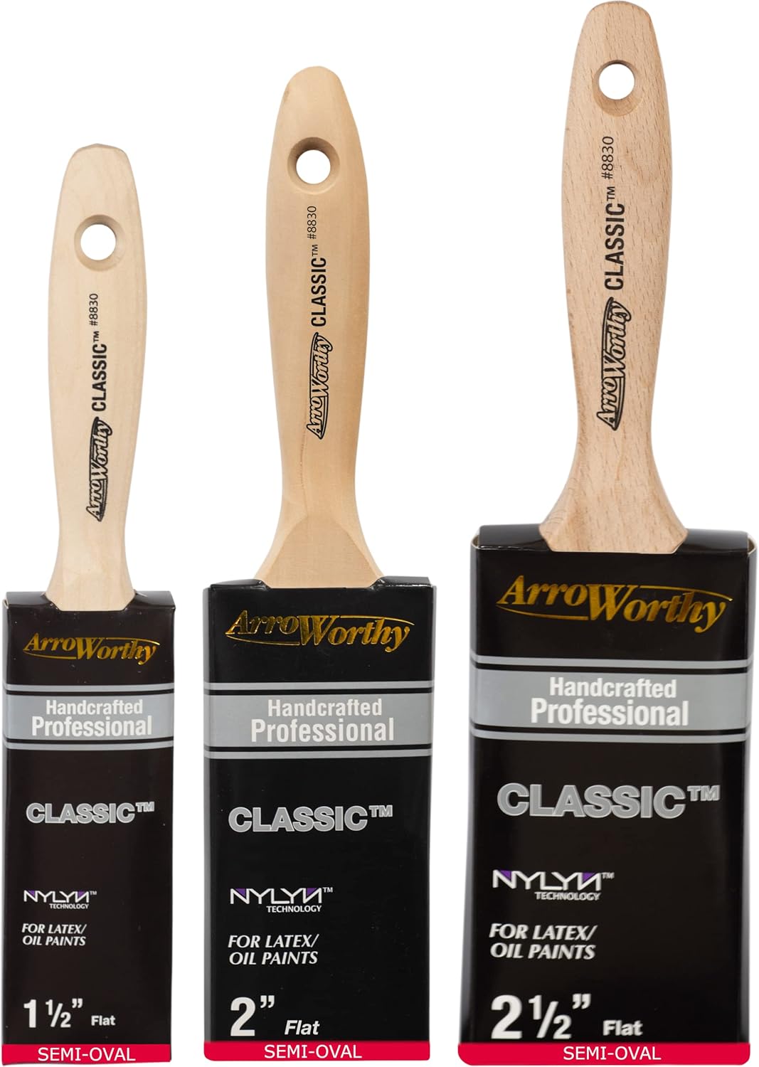 Arroworthy Classic Beavertail 3pk Oval 8438 (1.5, 2, 2.5) (CLASSIC-3PK ...