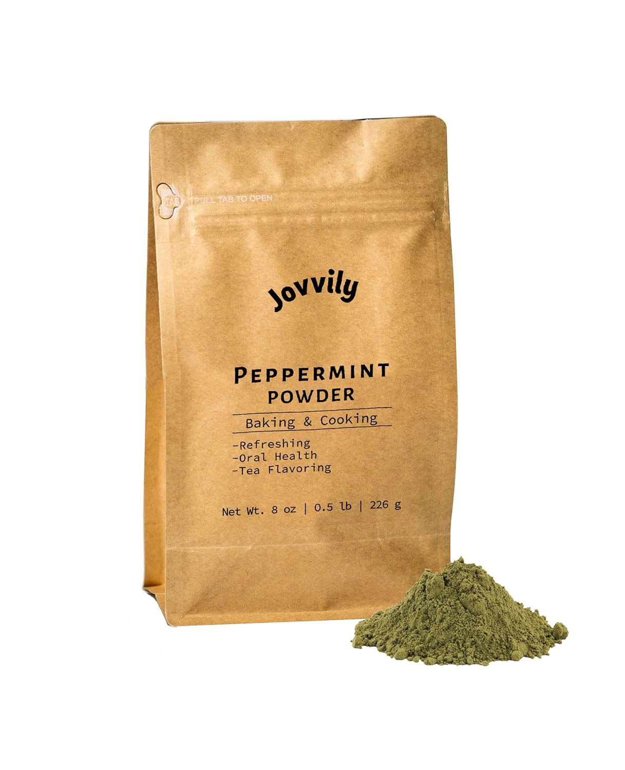 Amazon.com : Jovvily Peppermint Powder - 8oz - Refreshing - Cool Taste ...
