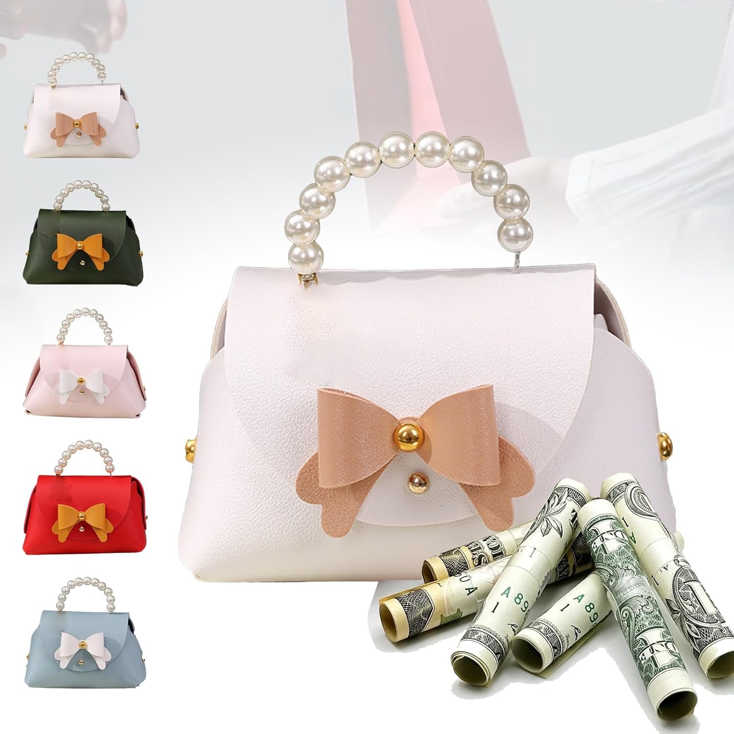 Amazon.com: Unique Surprise Money Gift Mini Bag, Money Box for Cash ...