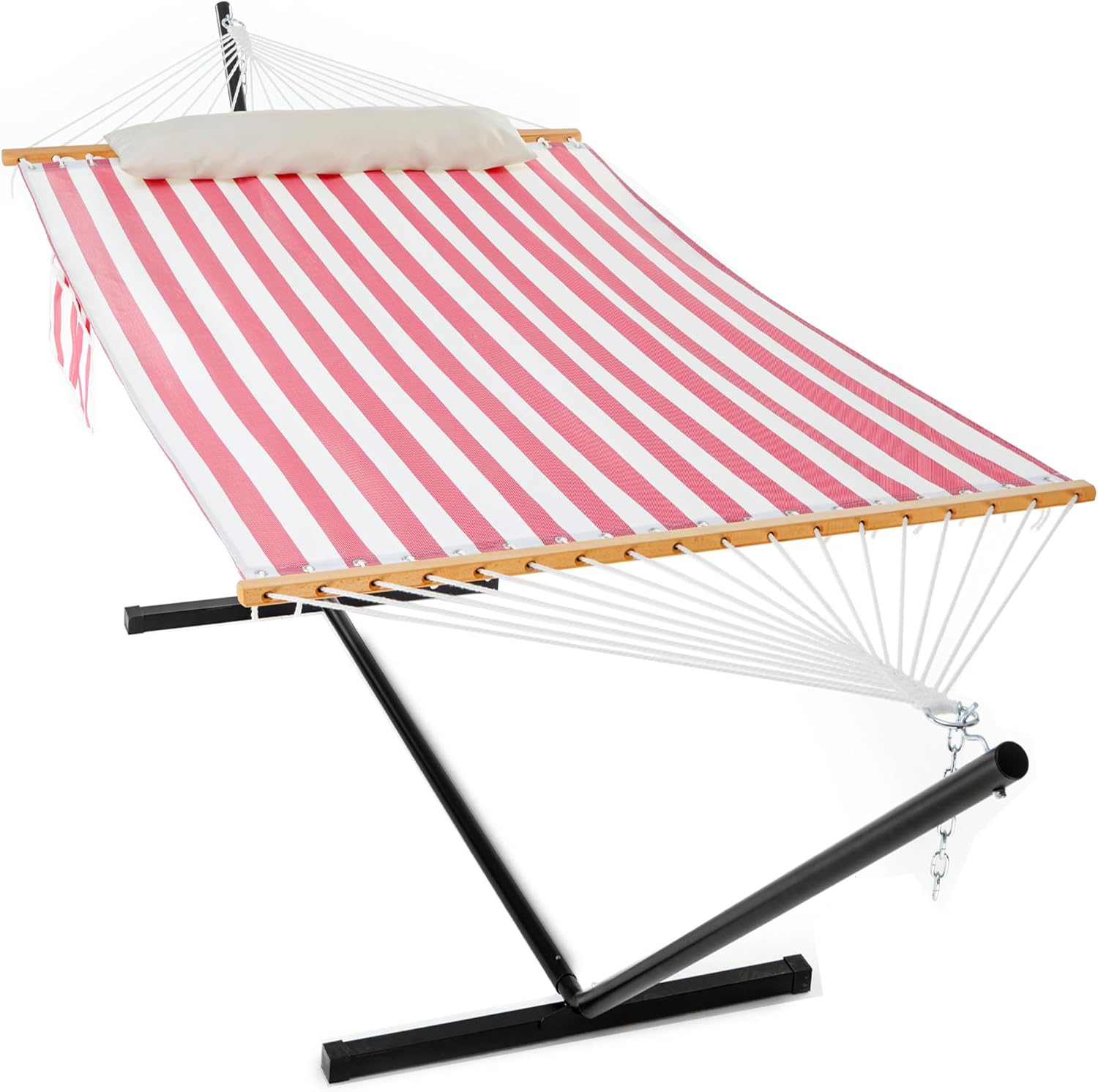 Amazon.com : GAFETE Waterproof Double Hammock with Stand for Outside ...