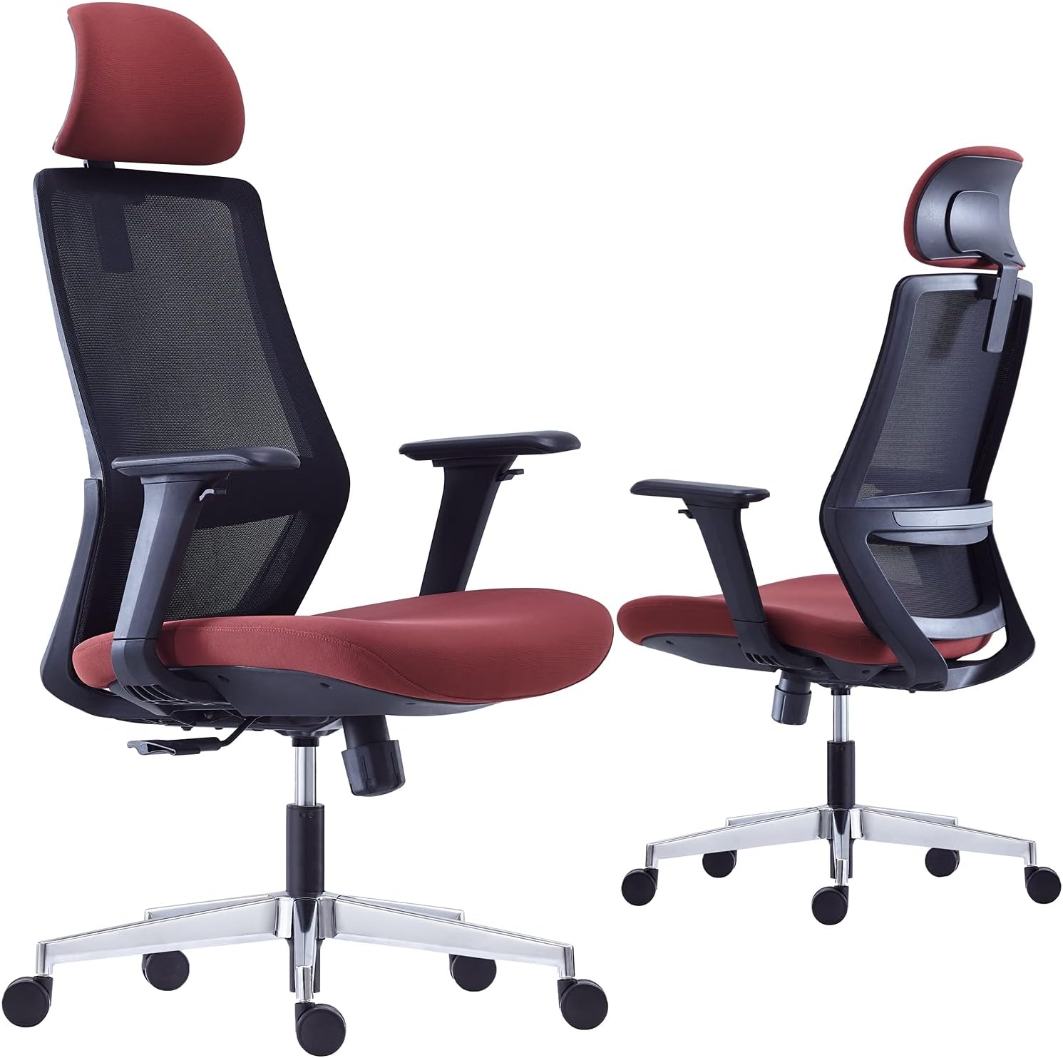 Amazon.com: Aokerto Comfortable High Back Ergonomic Office Chair,Red ...