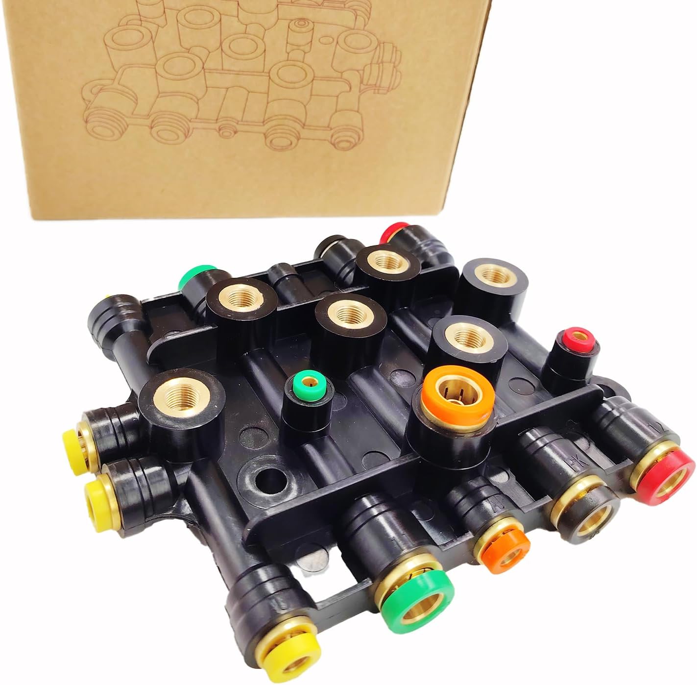 Amazon.com: LOBIUTIYA Air Manifold Compatible With Freightliner P/N A12 ...