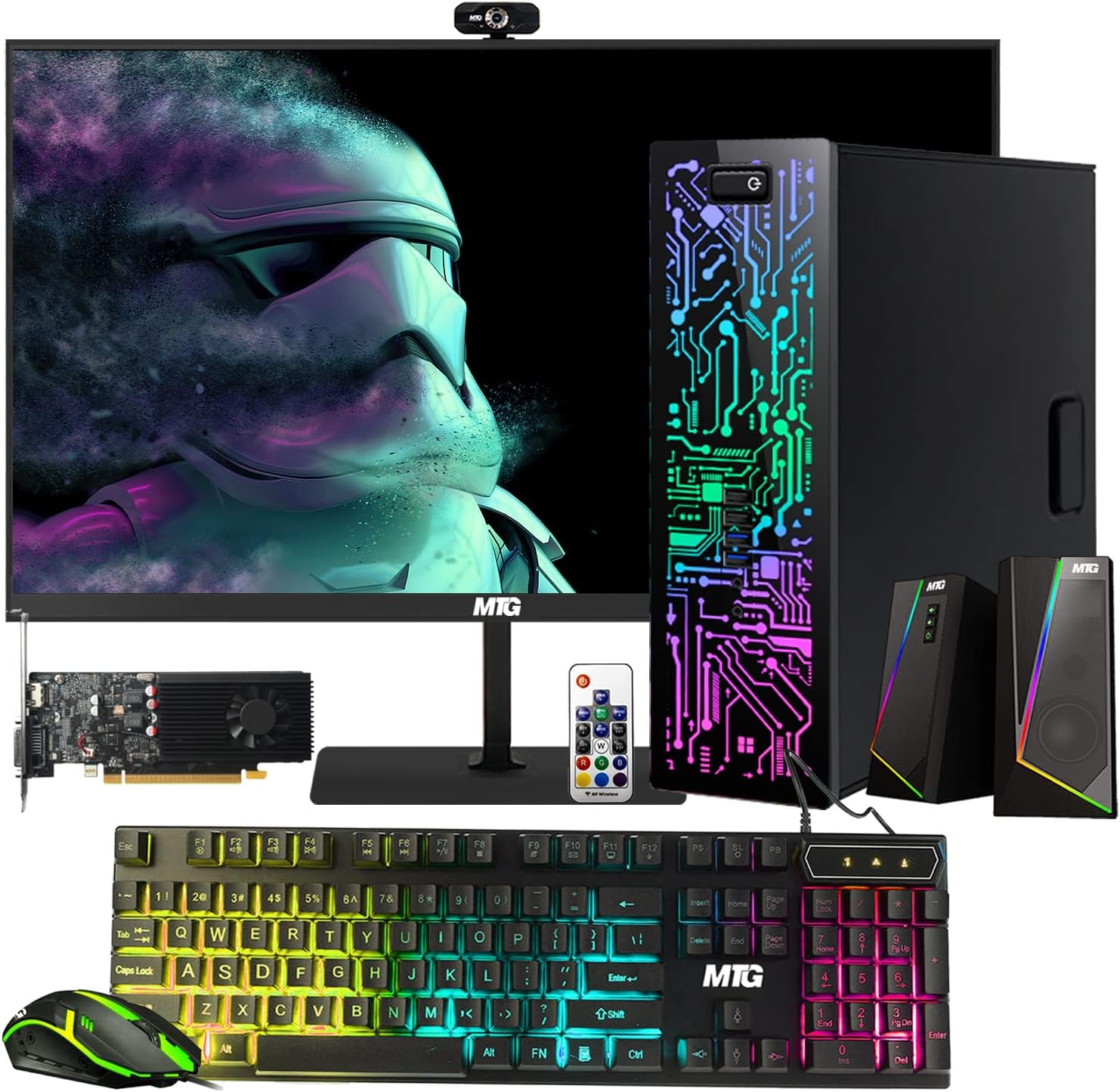 Amazon.com: Gaming Desktop PC, Core i7 6th Gen, TechMagnet Zeus, GT 1030 Graphic, 16GB RAM, 1TB ...