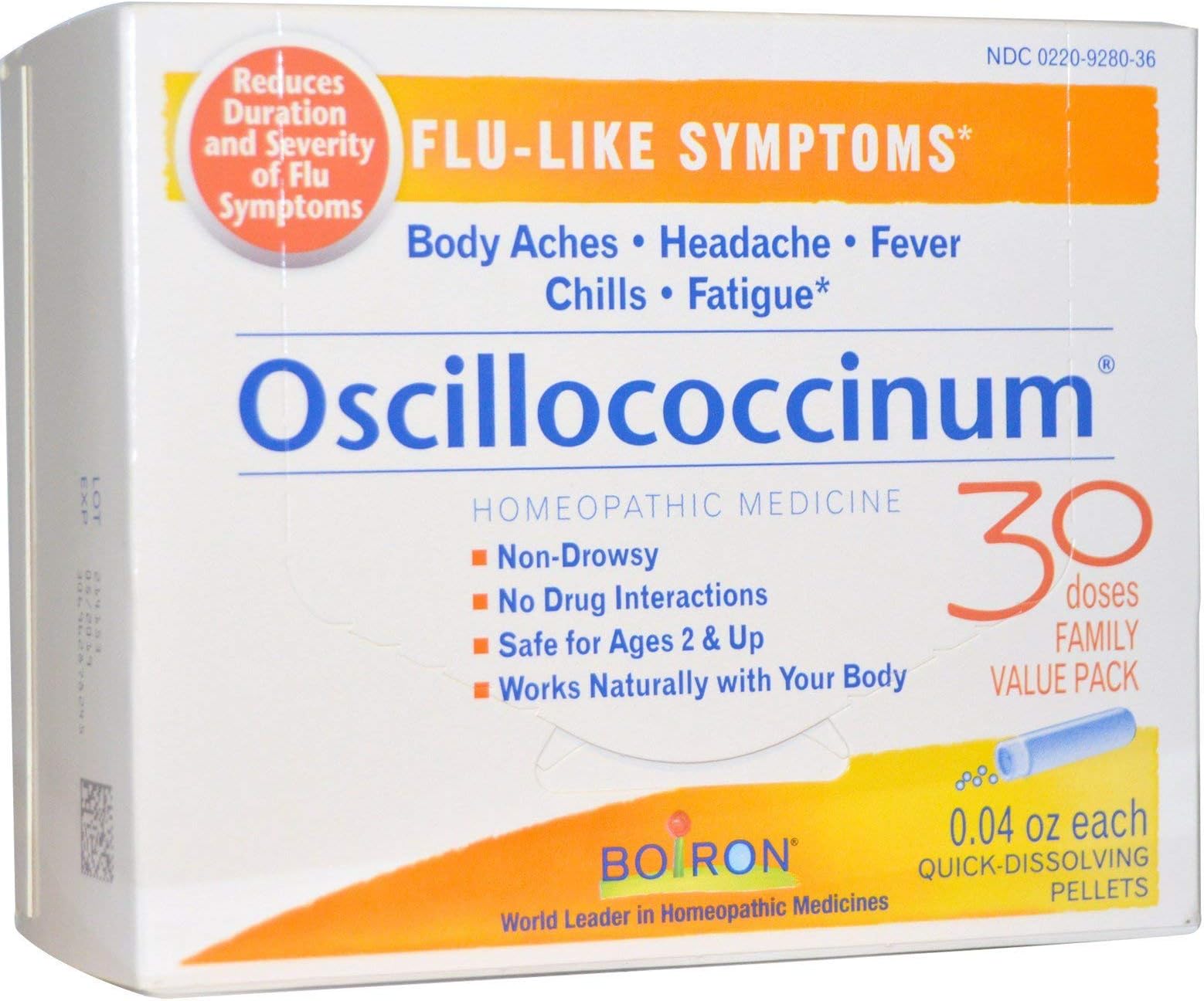 Amazon.com: Boiron Homeopathic Oscillococcinum 30 doses Cold & Flu ...