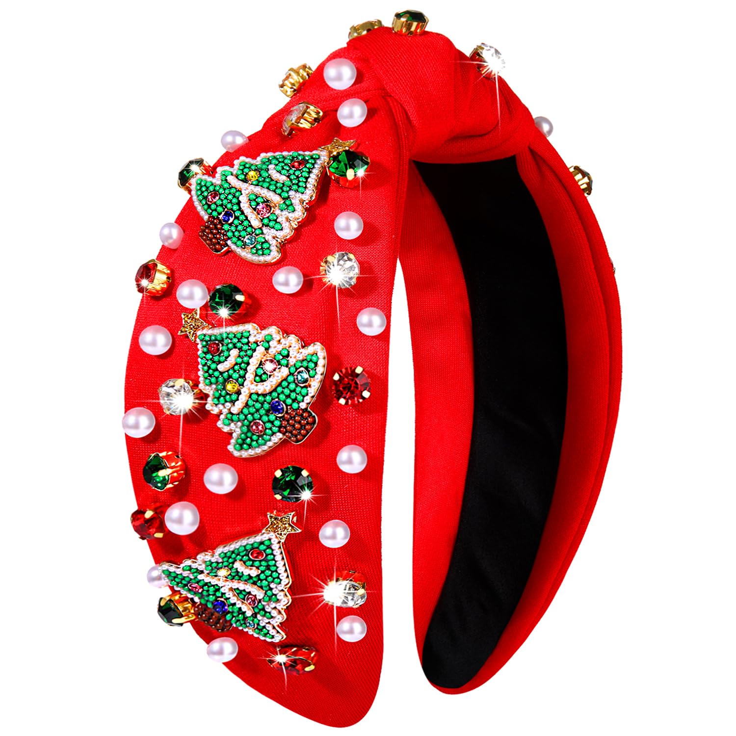 Amazon.com : CEALXHENY Christmas Headband for Women Xmas Tree Headbands ...