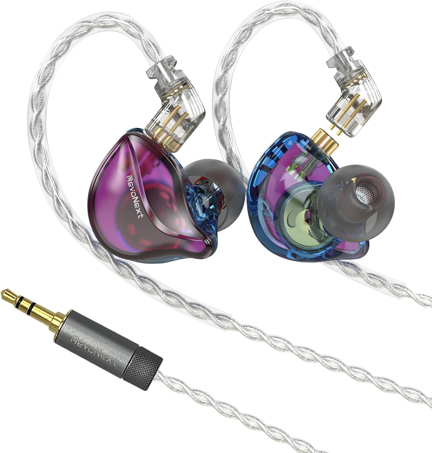 Amazon.com: RevoNext in Ear Monitor Headphones HiFi Stereo Wired ...