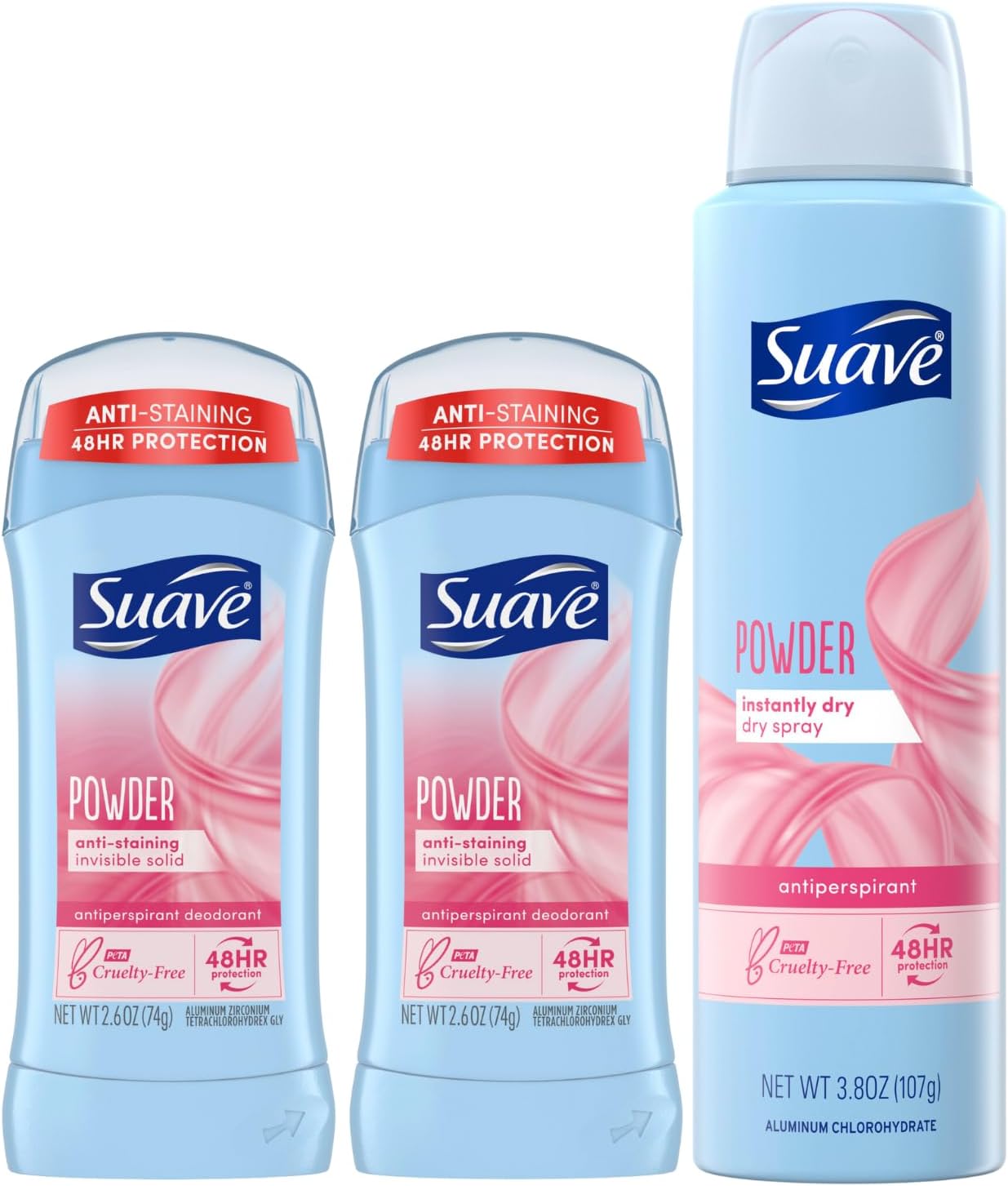 Amazon.com : Suave Deodorant for Women, Dry Spray Antiperspirant ...