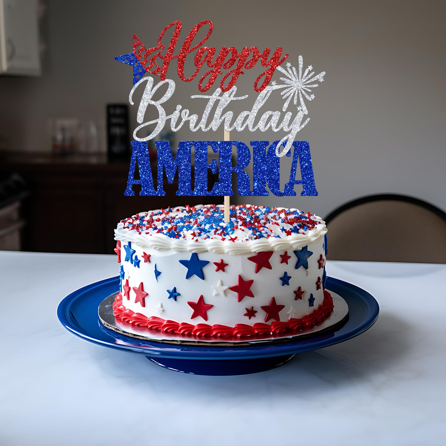 Happy Birthday America Cake