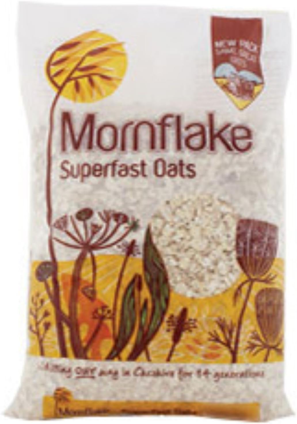 Mornflake Superfast Oats Bag, 1kg : Amazon.co.uk: Grocery