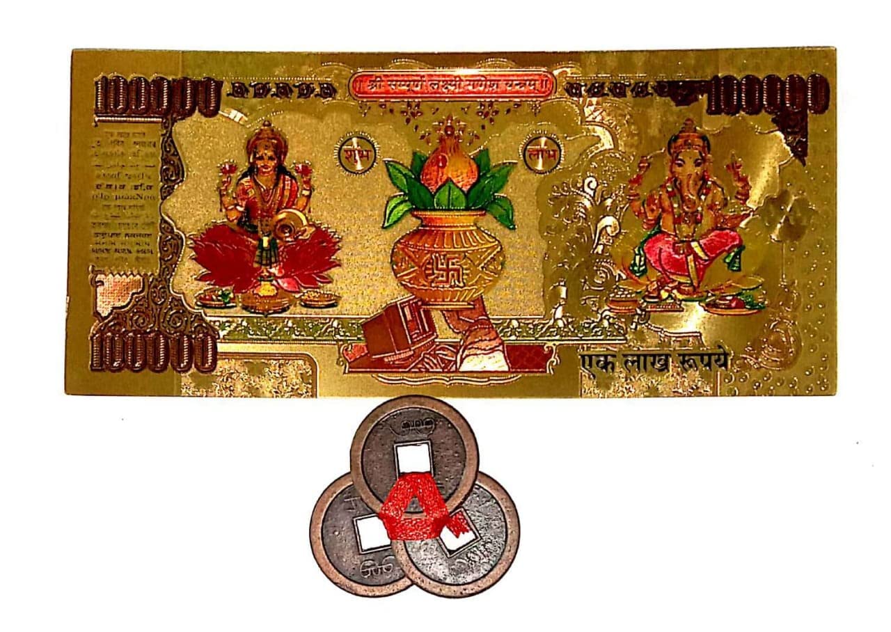 Buy Shreenathji Mahalaxm Dhan Samruddhi Lucky Charm Note And Good Luck ...