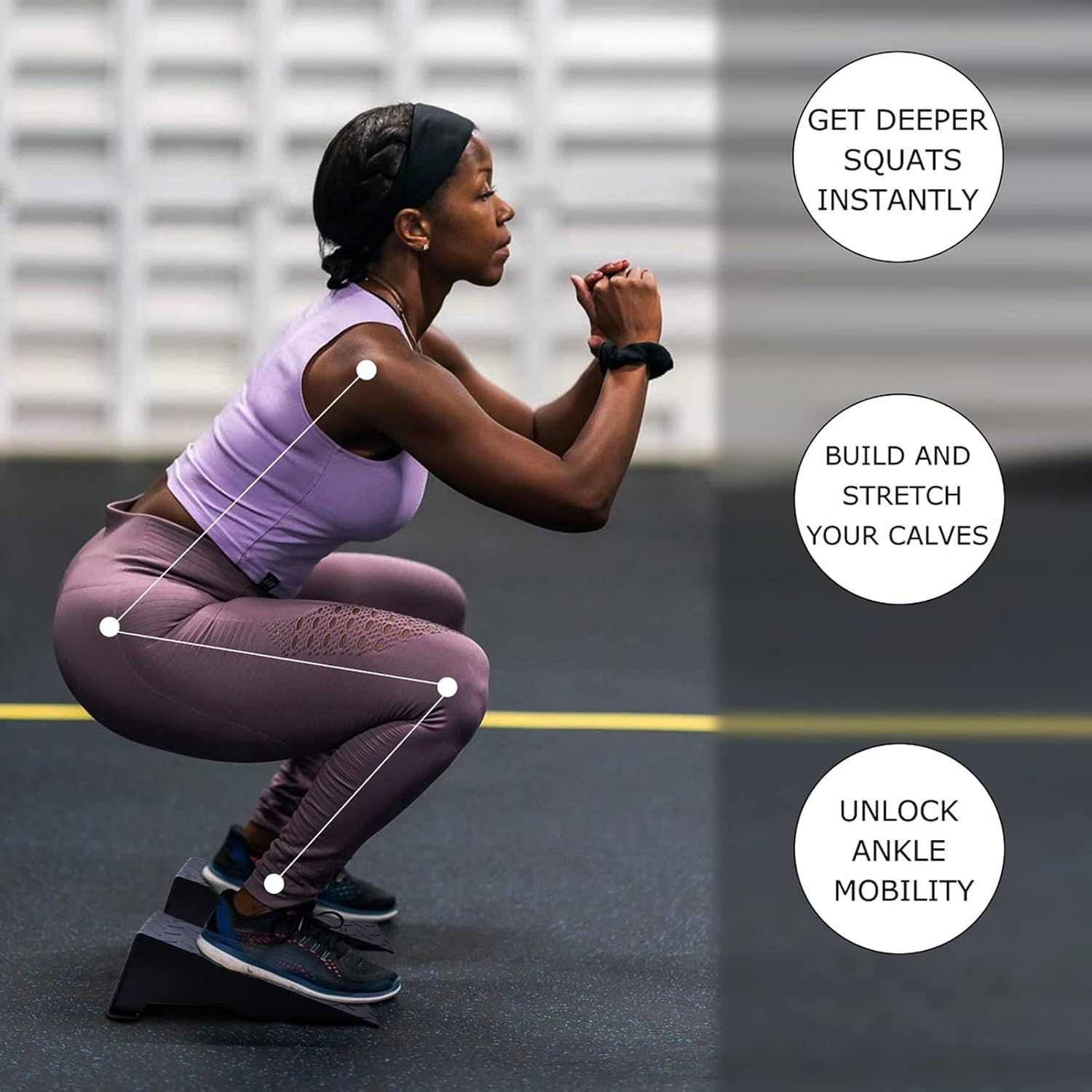 Buy Usmack Squat Wedge, Squat Ramp, Slant Board for Squats, Heavy-Duty ...