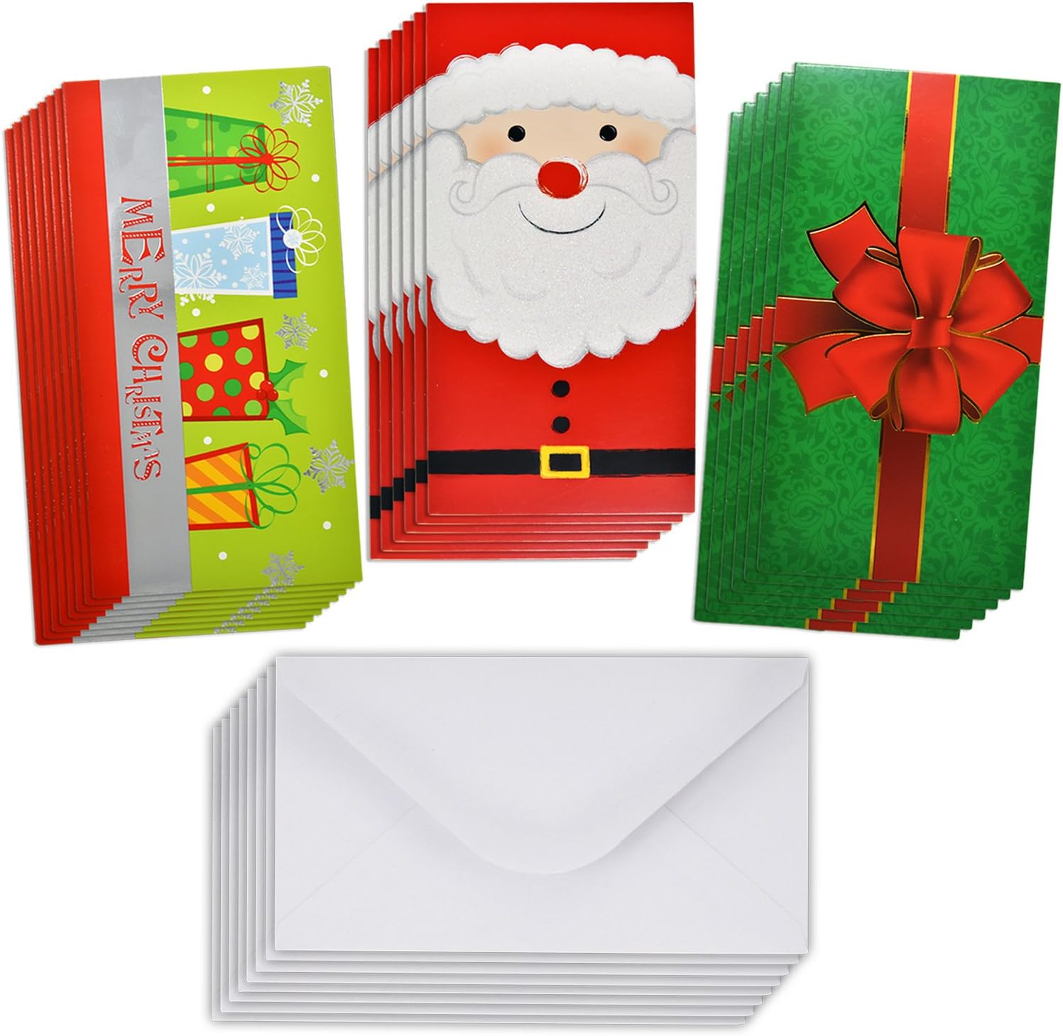 Amazon.com : 48 Christmas Card Gift Holder - Christmas Money Holder ...