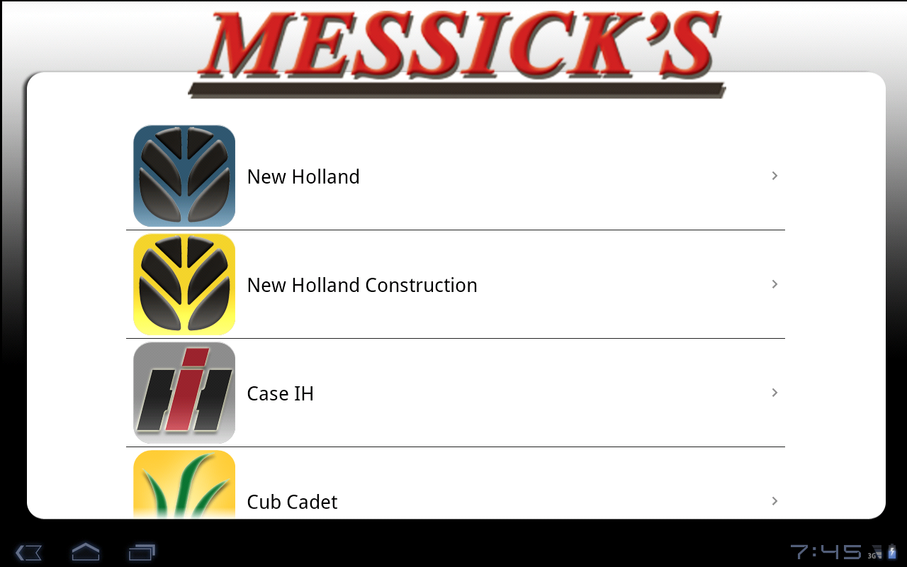 Messicks Tractor and Equipment Parts - Tablet Edition - App on Amazon ...