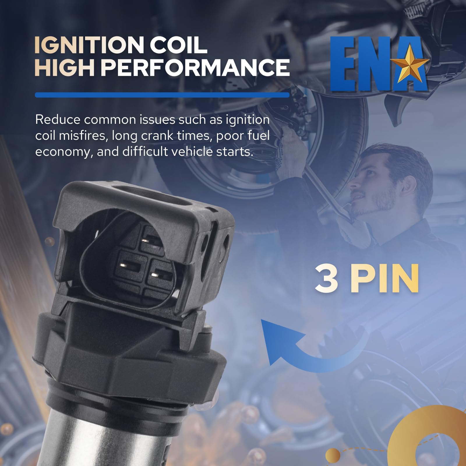 Mini Cooper Ignition Coil Set Of 4 For 2007-2013 Mini Cooper & 2011 ...