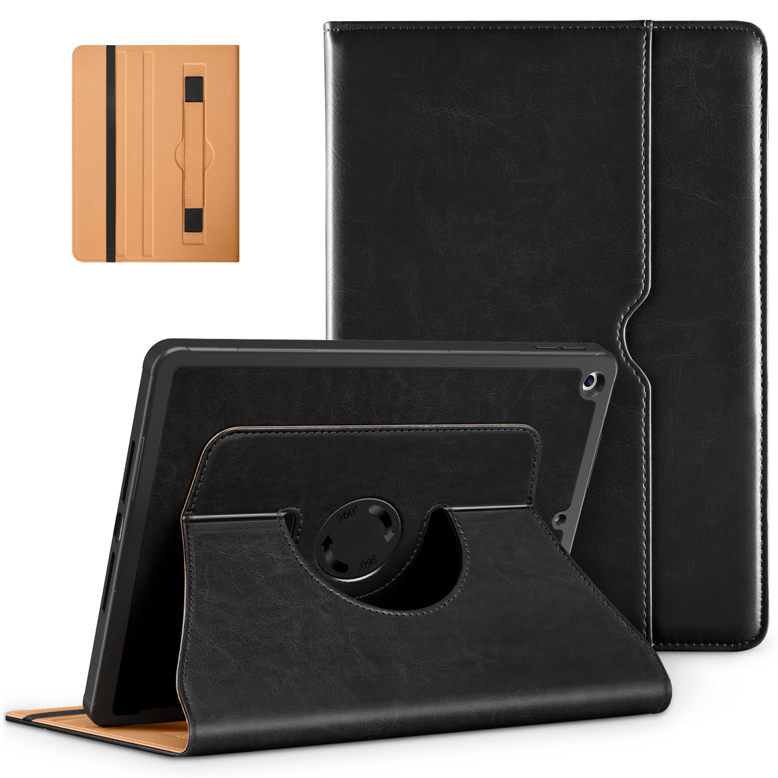 Amazon.com: DTTO Rotating Case for iPad 9th/8th/7th Generation 10.2 ...