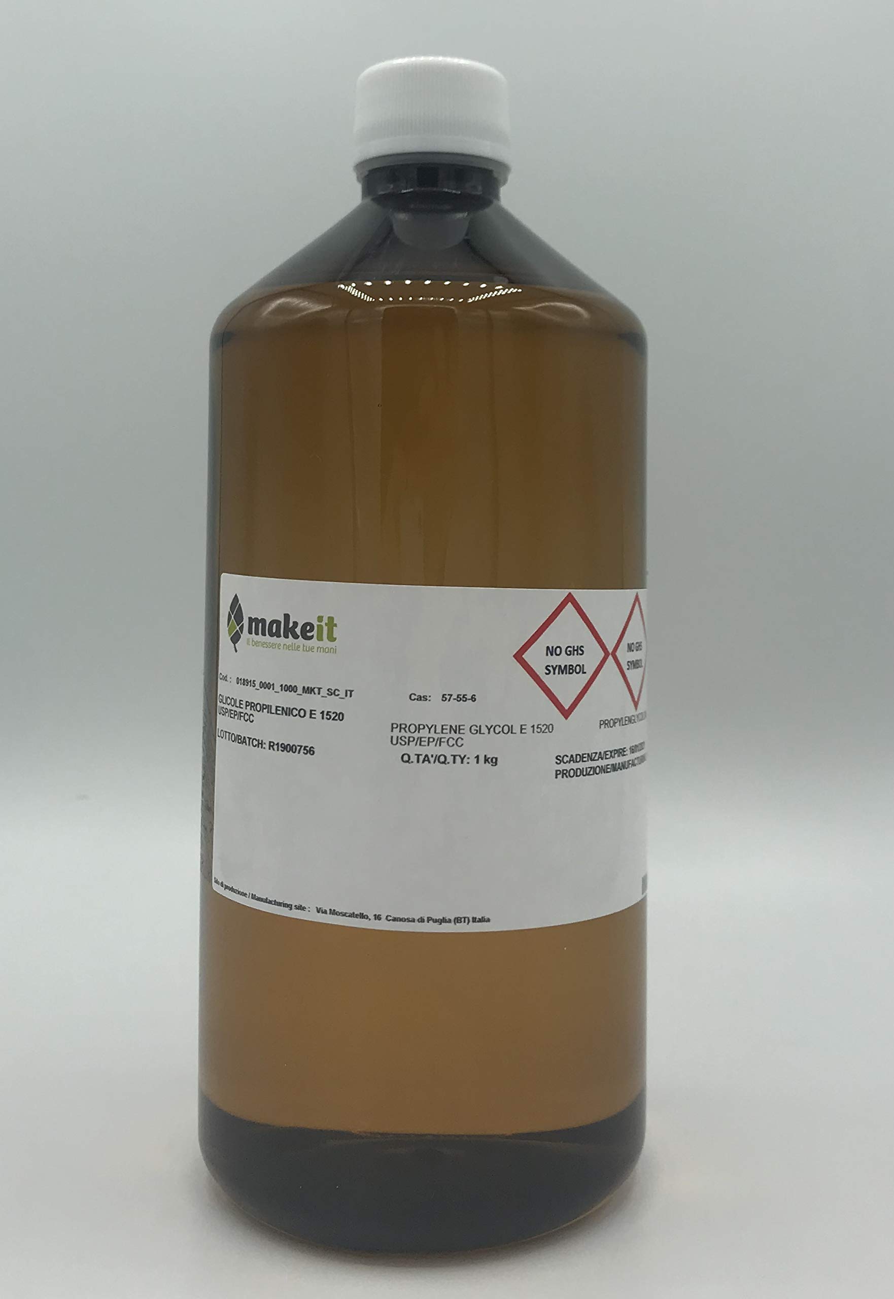 Buy Propylene Glycol E 1520 USP / EP / FCC (Propylene Glycol) for food ...