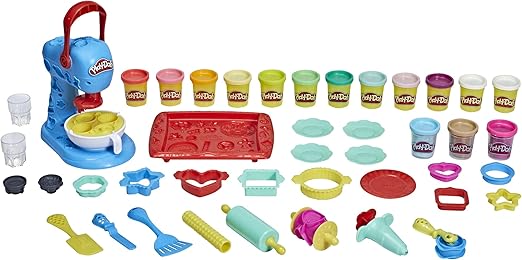 Amazon.com: Play-Doh Kitchen Creations Ultimate Cookie Baking Playset with Toy Mixer, 25 Tools ...