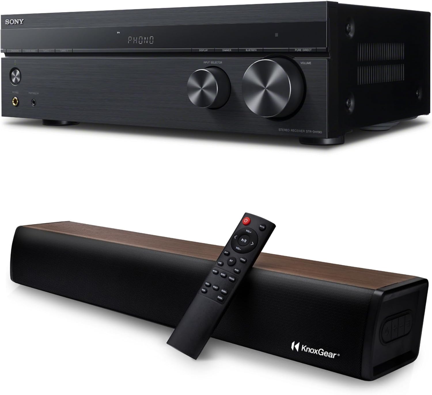 Amazon.com: Sony 2 Channel Stereo Receiver with Phono Inputs and ...