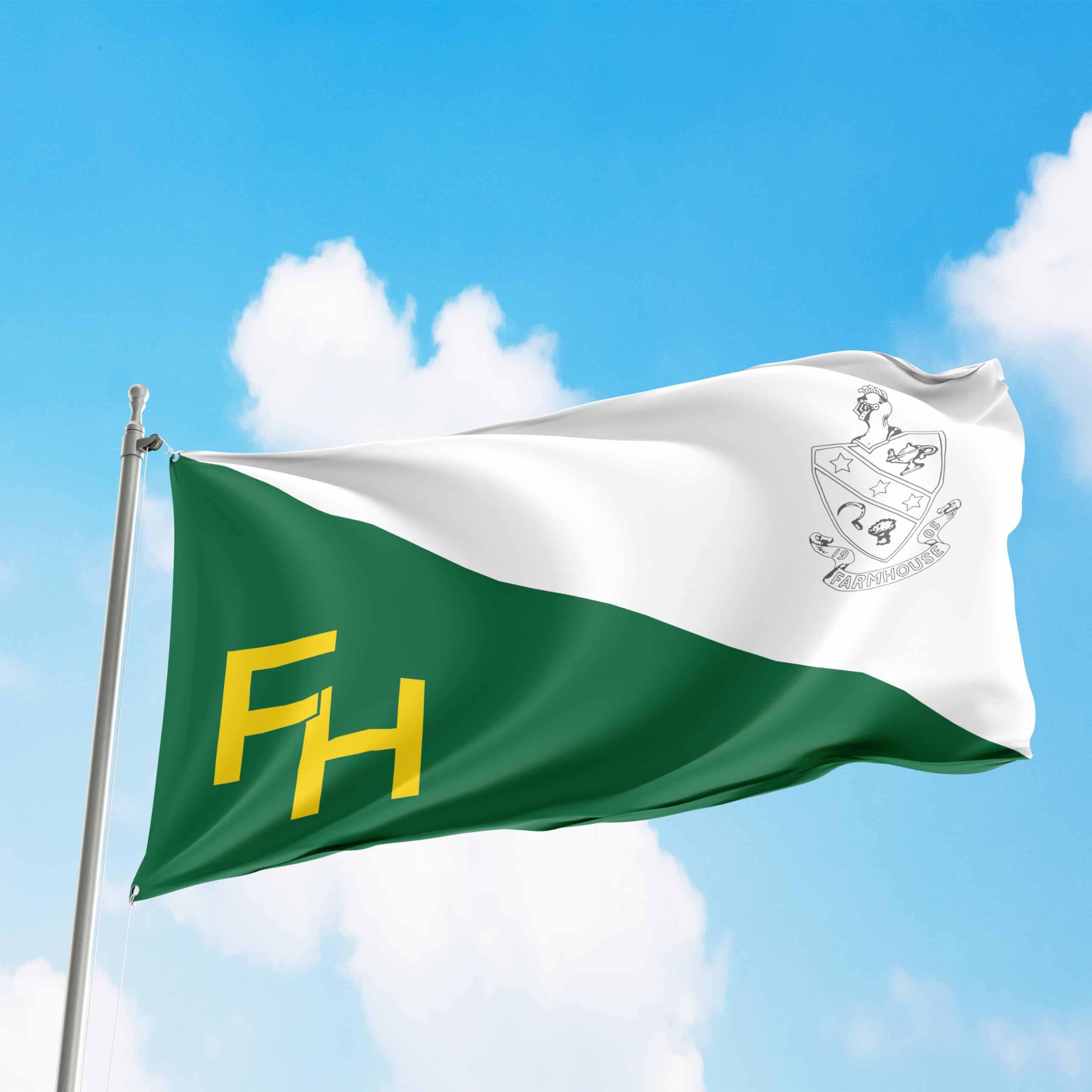 Farmhouse Fraternity Flag Alpha Chi Rho Fraternity Banner Flag