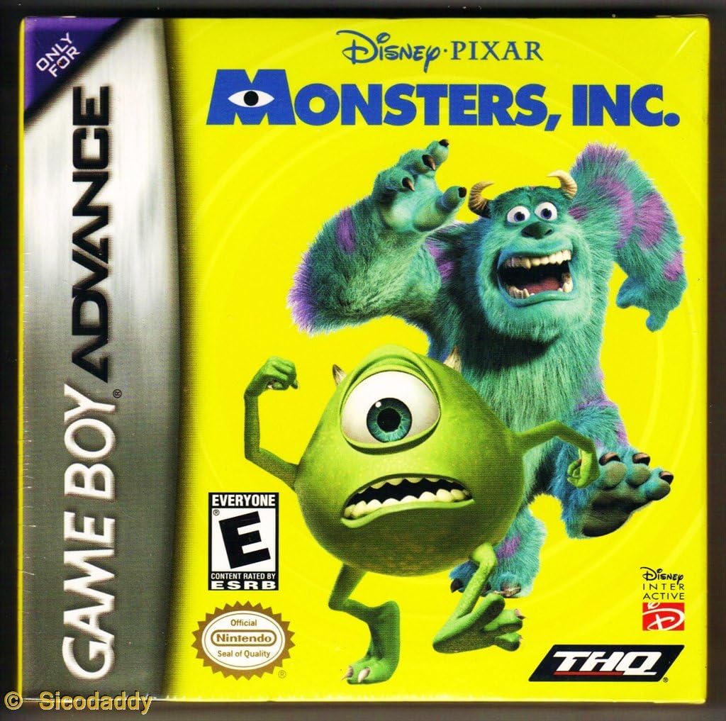 Disney/Pixar Monsters, Inc - Game Boy Advance: Game Boy Advance: Video ...