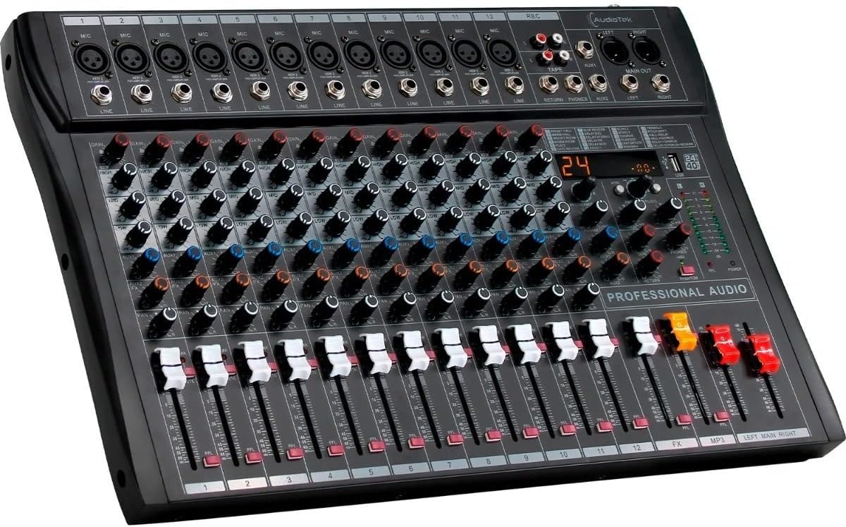 Behringer Qx1222Usb Dj Mixer - Mezclador Para Dj : Amazon.com.mx ...