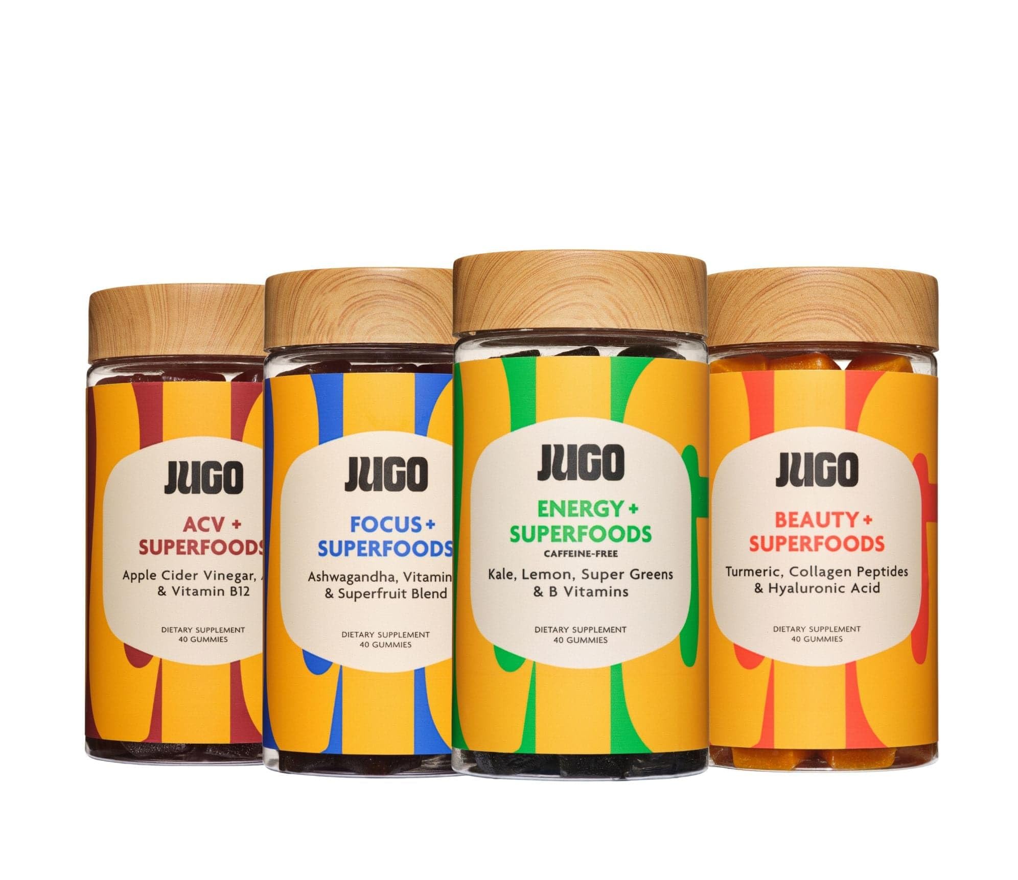 Amazon.com: JUGO Superfoods Gummies Variety Pack - Focus, Energy ...