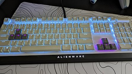 Amazon.com: HUYUN Texture Tactility Backlit Keycaps Replacement for ...