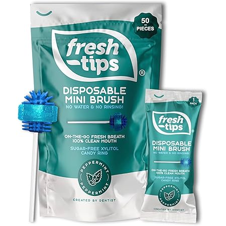 Amazon.com : Fuzzy Brush Chew Able Toothbrush, 10 Ounce (Pack of 10 ...